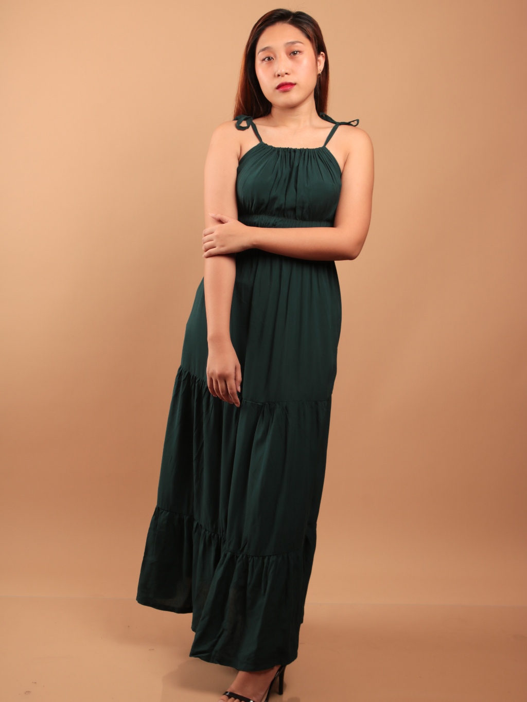 Calliah Sarah flowy maxi dress | Shopee Philippines