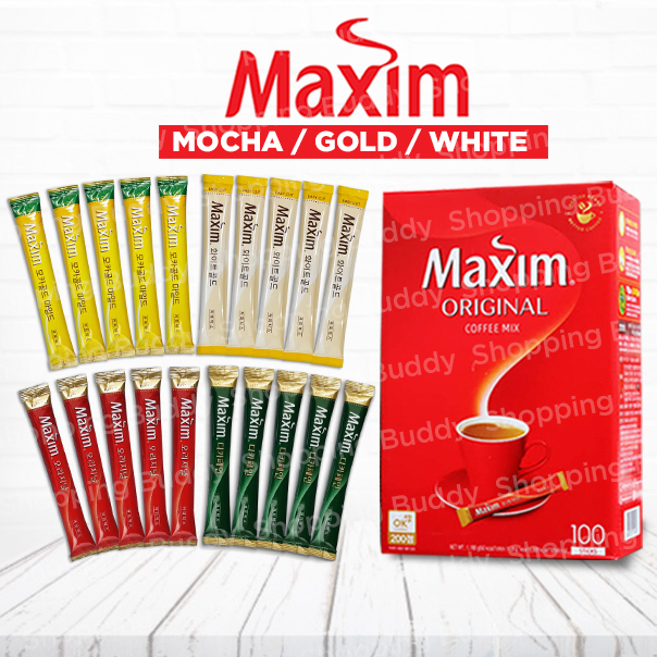 Korean Instant Coffee ( Maxim White Gold, Maxim Mocha Gold, Maxim ...