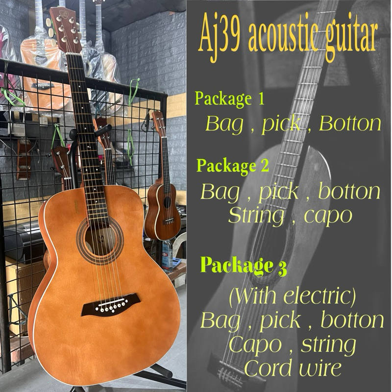 AJ39r Lumanog acoustic guitar by: Antonio Lumanog suitable for kids ...