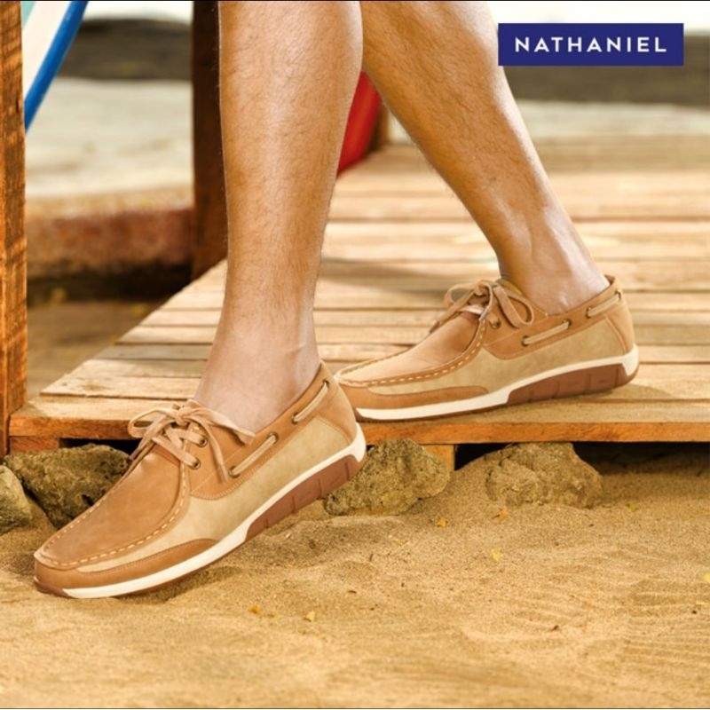 Natasha Nathaniel Men's Casual Loafer Topsider Shoes GRIZZLEY03 ...