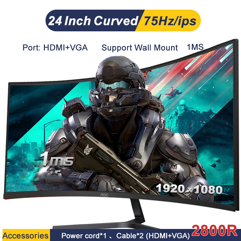 EXPOSE Gaming Monitor IPS 1K/2K/4K Curved 75HZ/165HZ Monitor(27"/24 ...