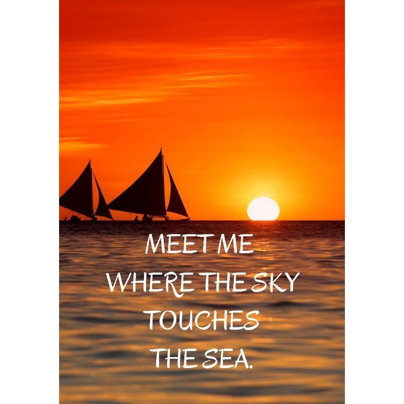 SUNSET LAMINATED WALL DECOR A4 SIZE | Shopee Philippines