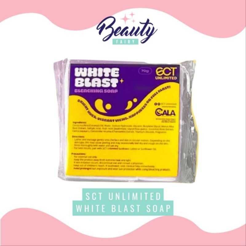 SCT unlimited white blast bleaching soap per piece | Shopee Philippines
