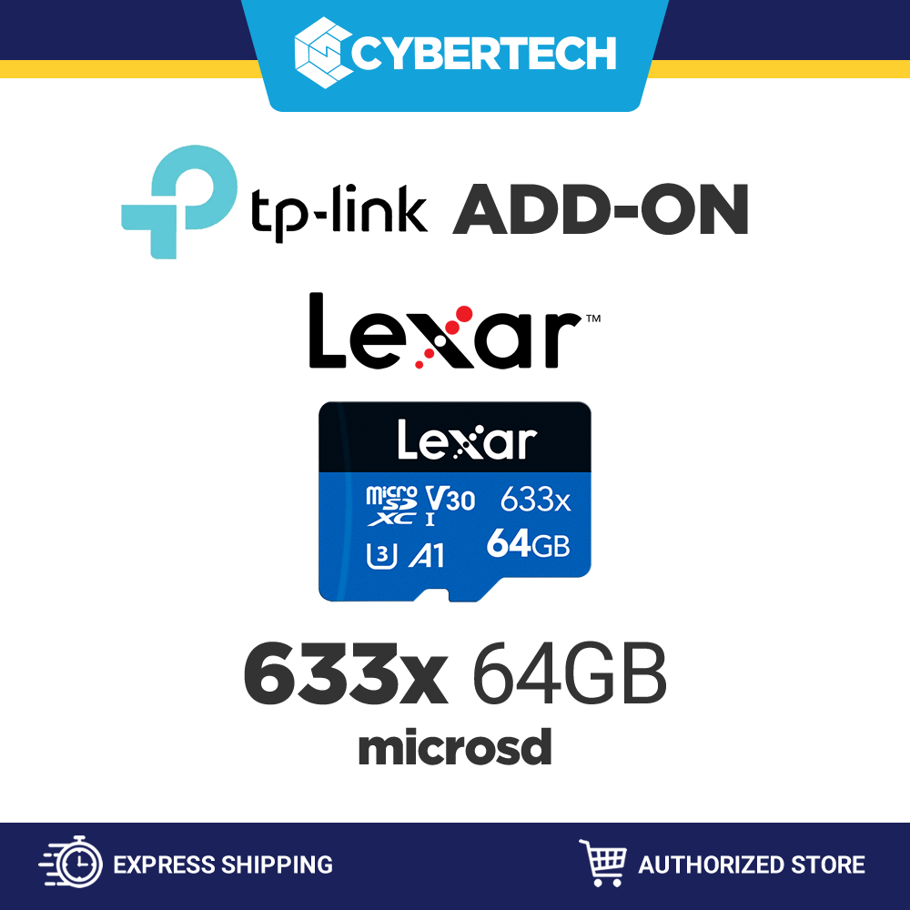 Cybertech TP-Link Lexar 633x 64GB microSDHC High-Performance micro SD (LMS0633064G-BNNNG ...