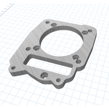 XR 200 To Raider 150 Carb Block/Head Conversion Plate | Shopee Philippines