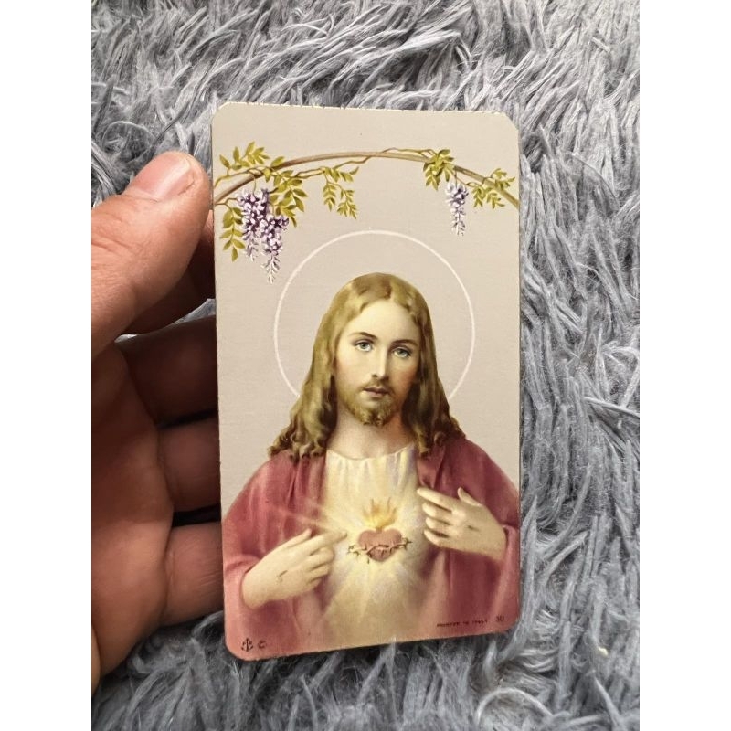 Sacred Heart / Immaculate Heart Stampita ( Italy Made) | Shopee Philippines