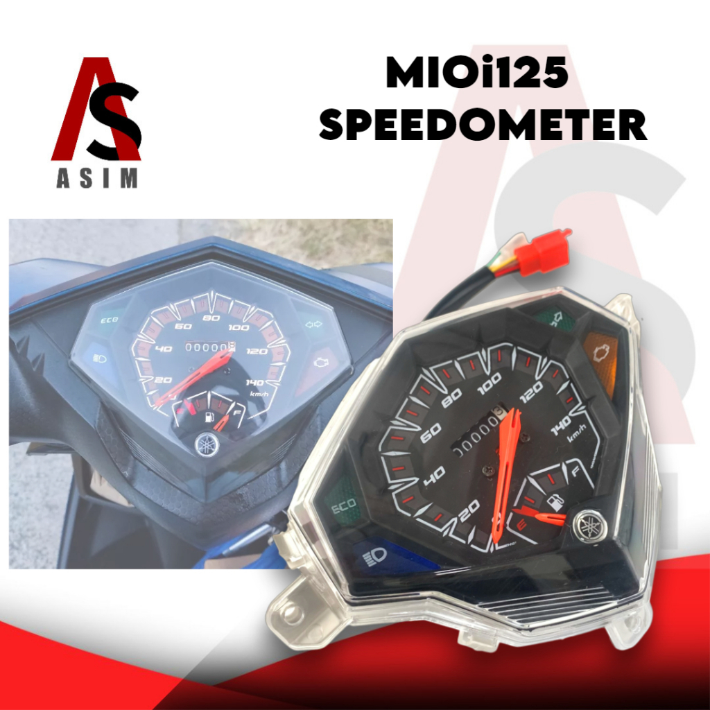 ASIM MOTORCYCLE YAMAHA MIO I125 SPEEDOMETER GAUGE ASSEMBLY | Shopee ...