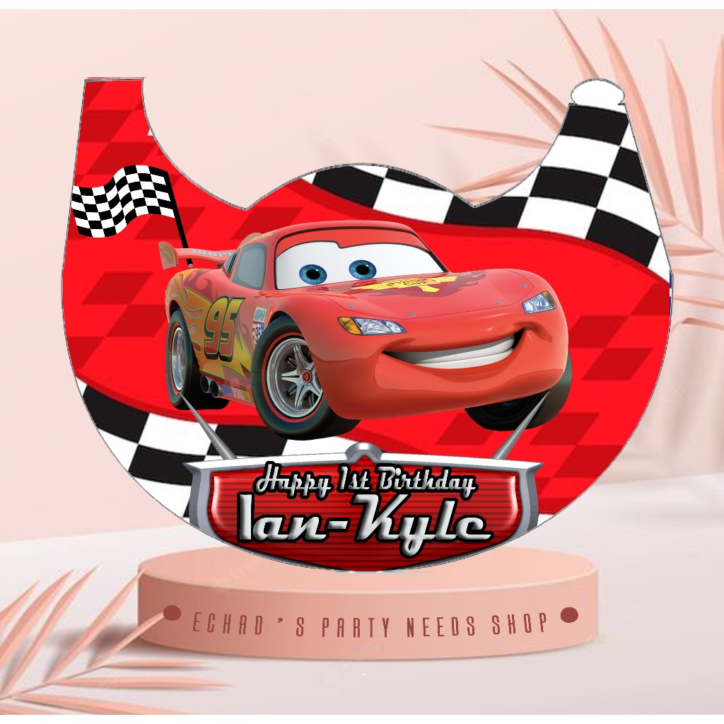 CARS MCQUEEN Customize Party Hats (10pcs / order) | Shopee Philippines