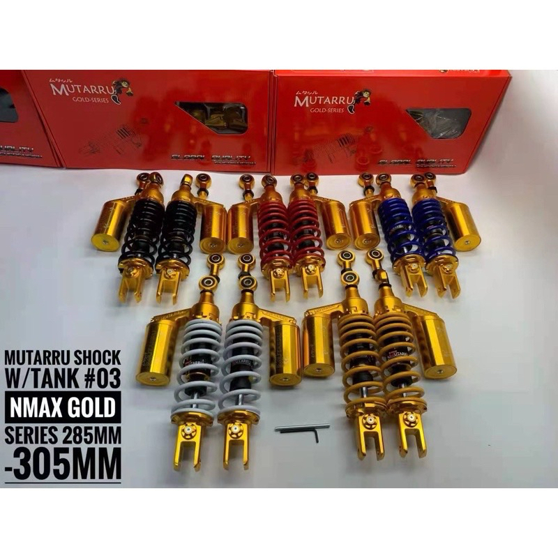 Mutarru Shock Gold Series Nmax/Aerox/Pcx/Adv (Adjustable play and ...