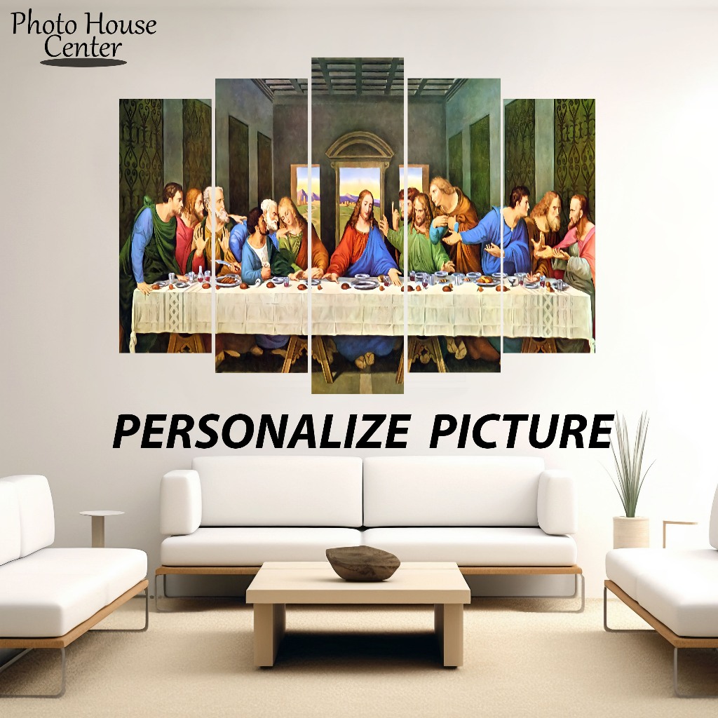 THE LAST SUPPER 8x11 INCHES STRIP, Wall Decor, LAMINATED VINYL PHOTO ...