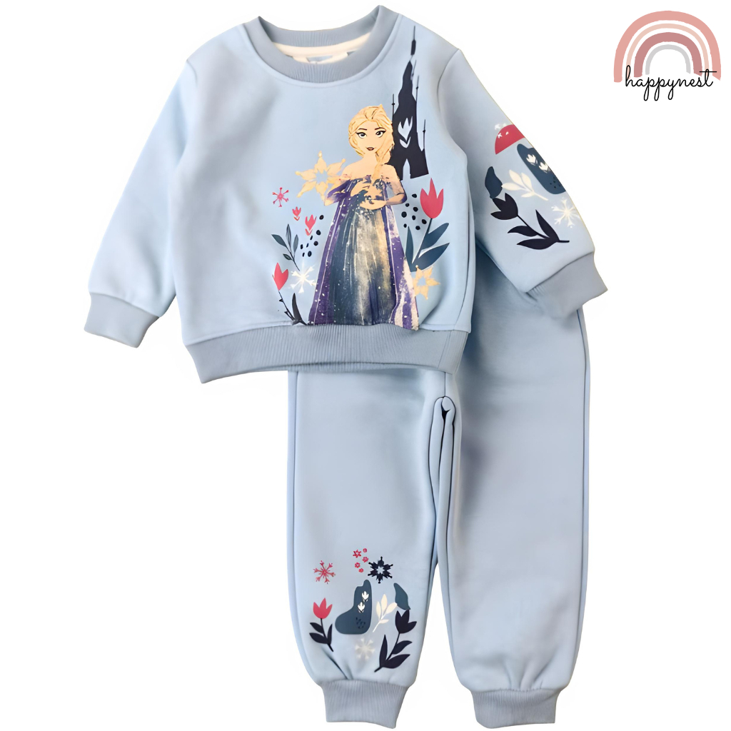 Happynest Elsa Frozen Hoodie Tracksuit Perfect OOTD Terno Minnie Mouse ...