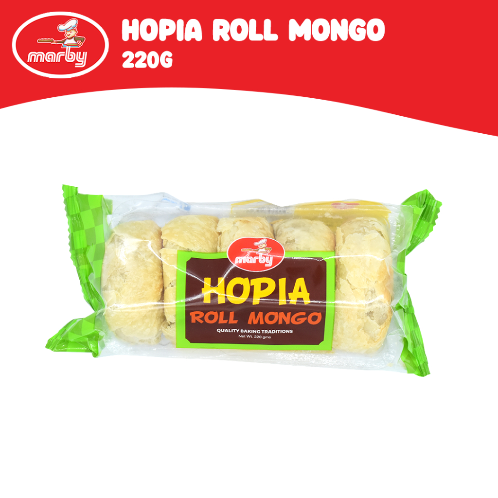 Marby Hopia Roll - Mongo - 220 grams | Shopee Philippines