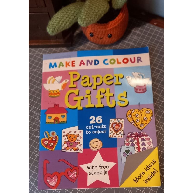 Paper Gifts | Paper Craft book with Stencils & Cut-outs | Shopee ...