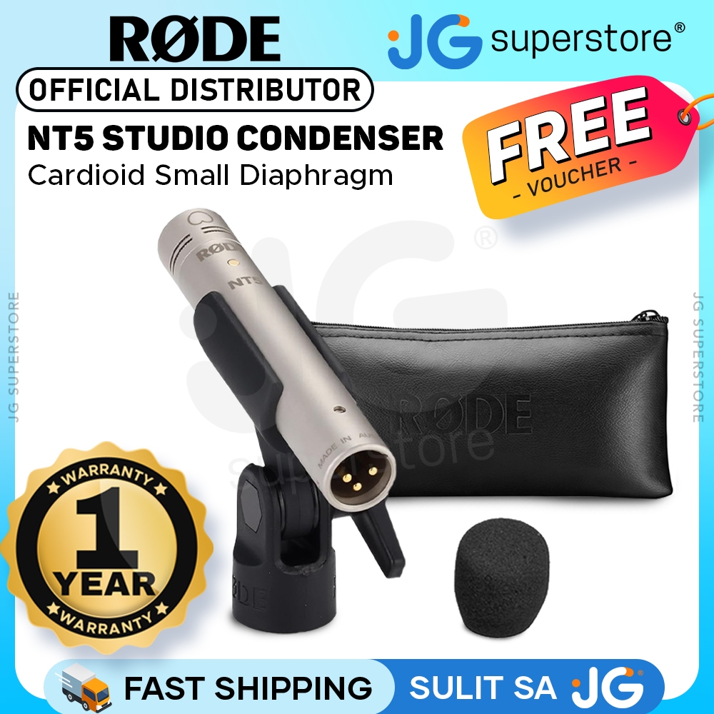 [CLEARANCE] RODE NT5 Studio Cardioid Condenser Small Diaphragm Boom Mic ...