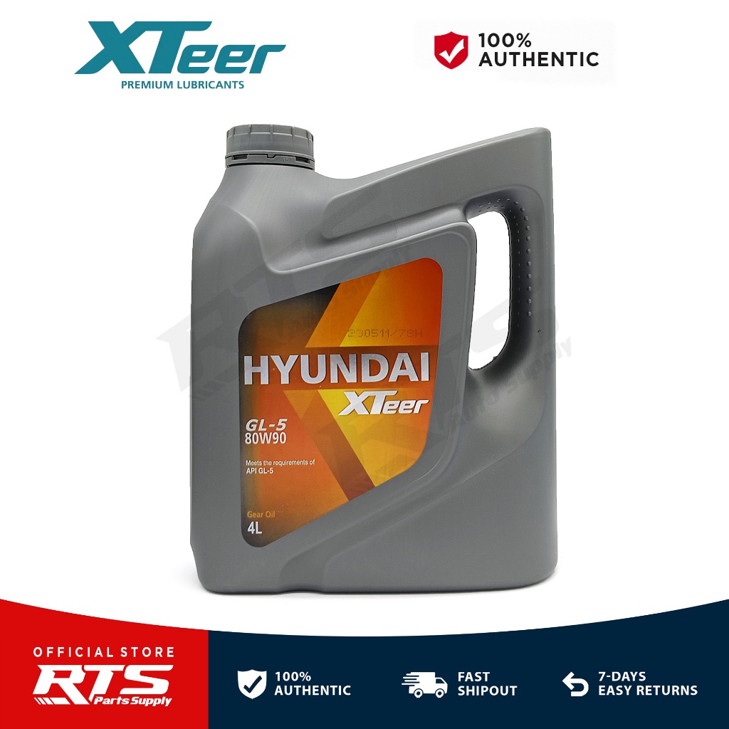 XTEER Manual Transmision Gear Oil / Fluid GL-5 80W-90 4 Liters 1 Pc ...
