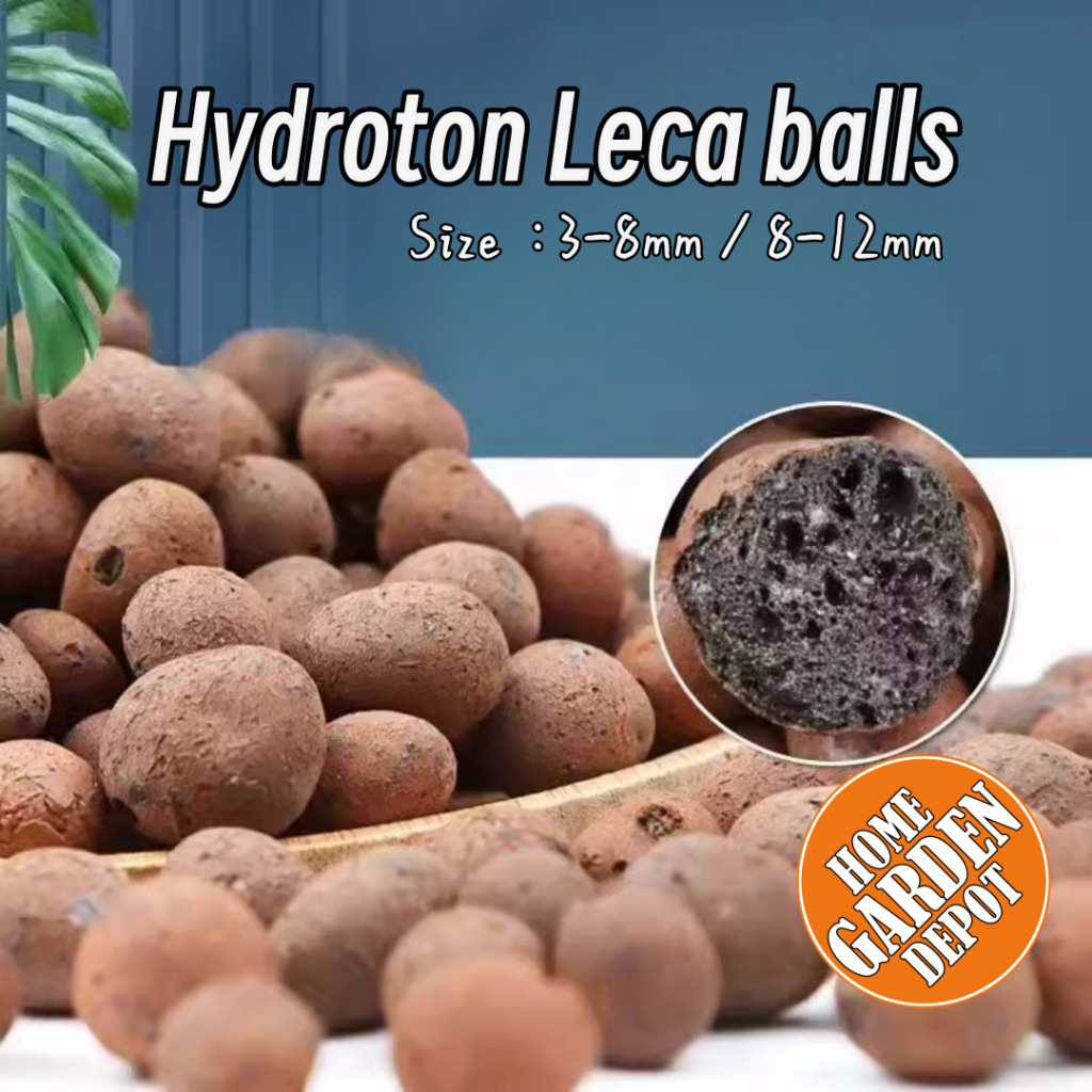Hydroton Clay Pebbles or LECA balls for hydroponics, aquaponics, and ...