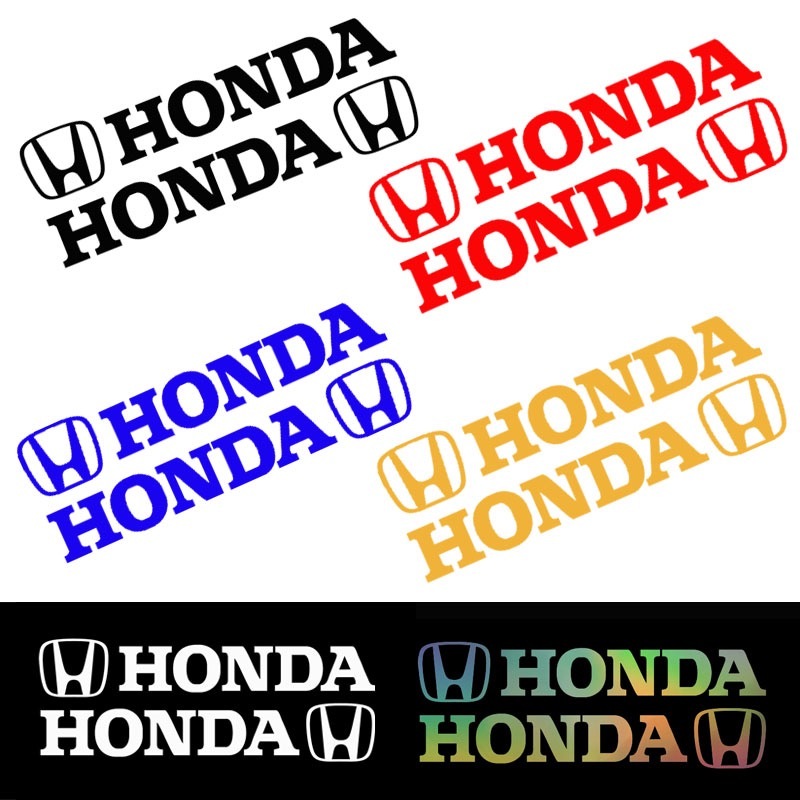 honda logo Motorcycle Sticker Laser Reflection Block Scratches ...