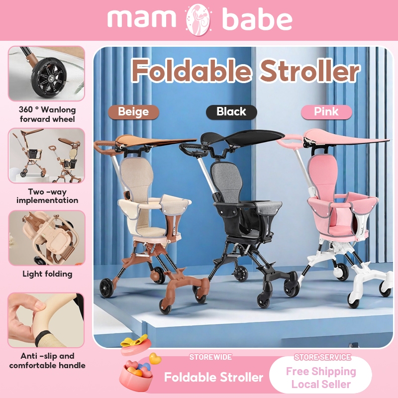 Foldable Stroller for Baby Stroller for Toddler Weight 3.8KG Foldable Lightweight Stroller Bike ...