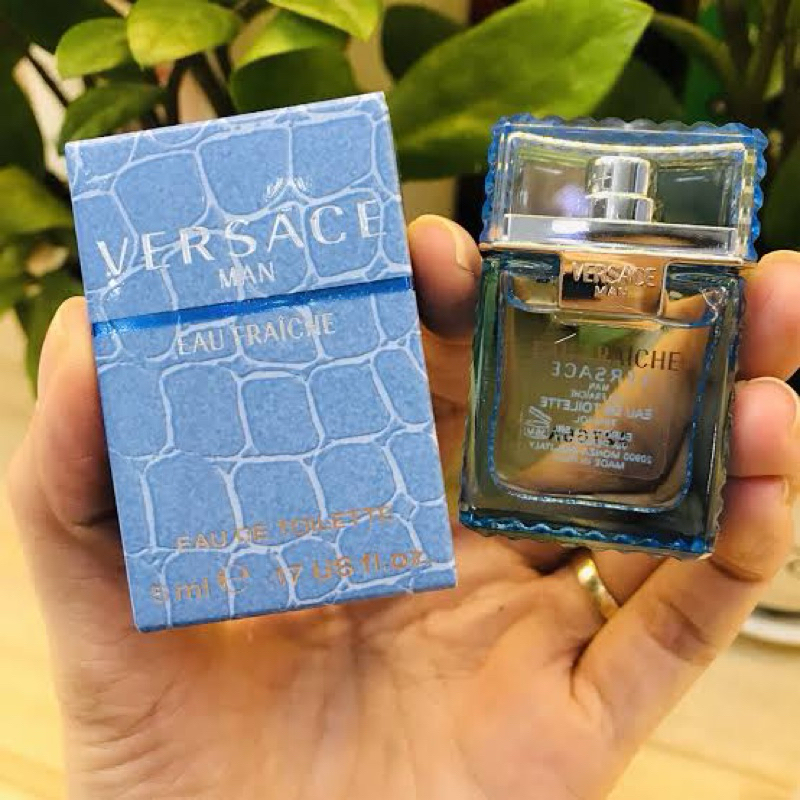 Mini Bottle 5ml | Versace Man Eau Fraiche | Eau de Parfum | Small ...
