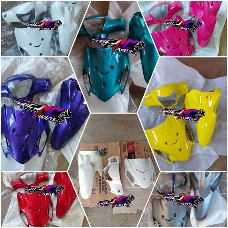 Smash 115 set (Front top) (fender) (cowling) GENUINE BRAND NEW | Shopee ...