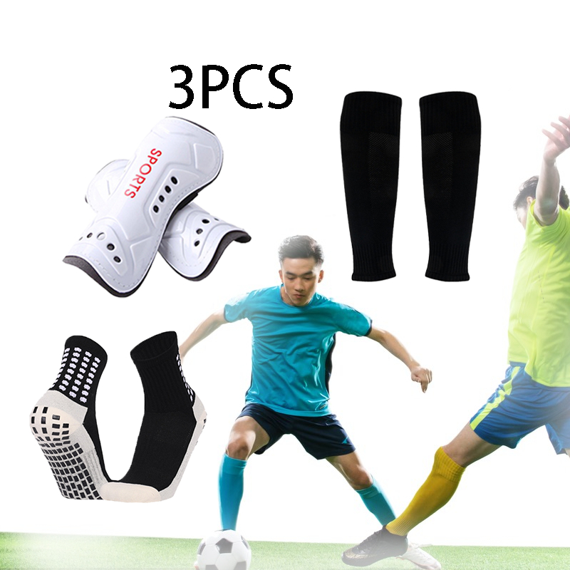 1 Set Soccer Football Shin Guard Socks Pads Professional Football ...