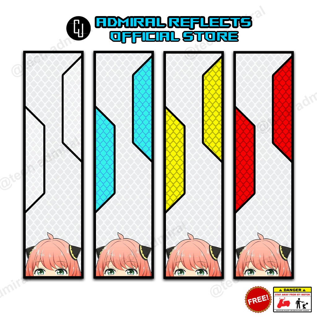 Alloy Top Box Sticker Waterproof Spy X Family Anya Peeking ...