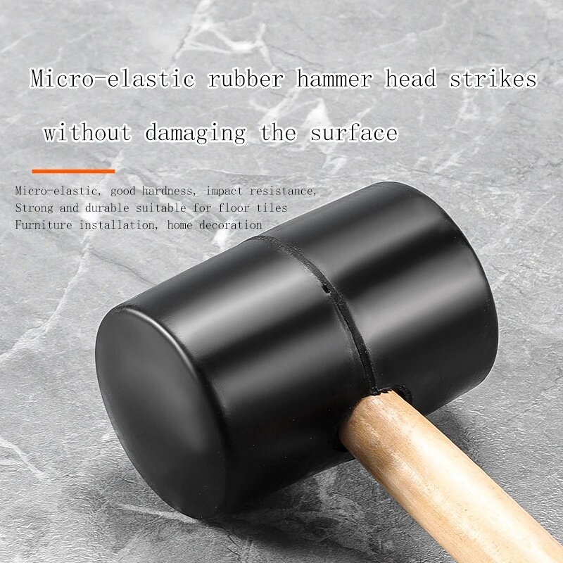 180g Double-sided Available Rubber Hammer Home Floor Tile Special ...