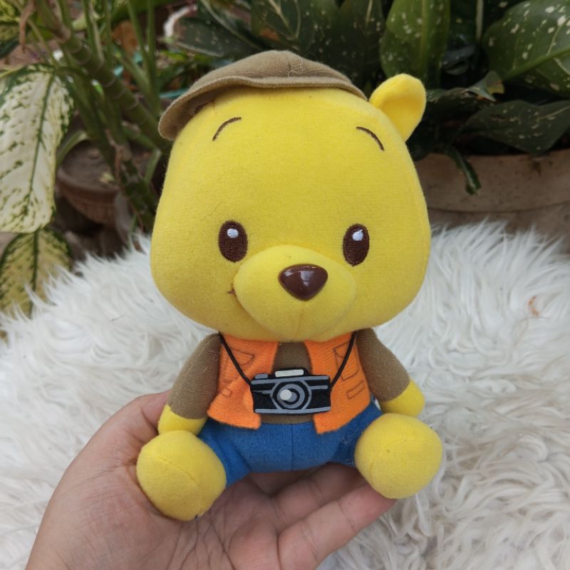 DISNEY Winnie The Pooh Camera Man Plush Toy | Shopee Philippines