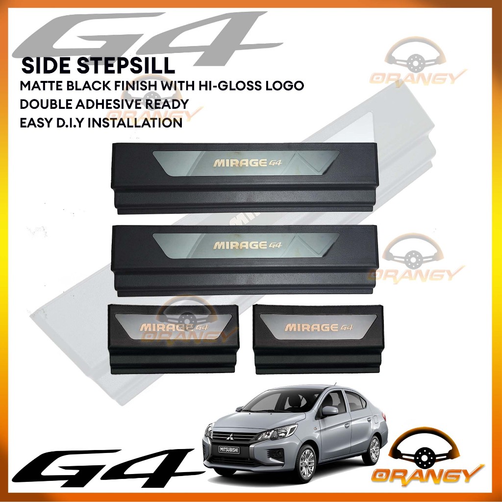 Mitsubishi Mirage G4 2016 to 2024 OEM Side Stepsill / Step sill In and ...
