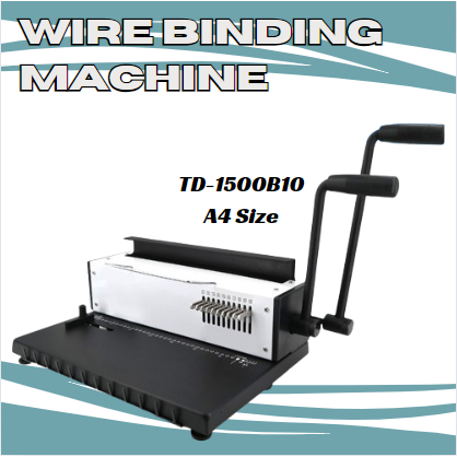 QUAFF Wire Binding Machine A4 (TD-1500B10) | Shopee Philippines