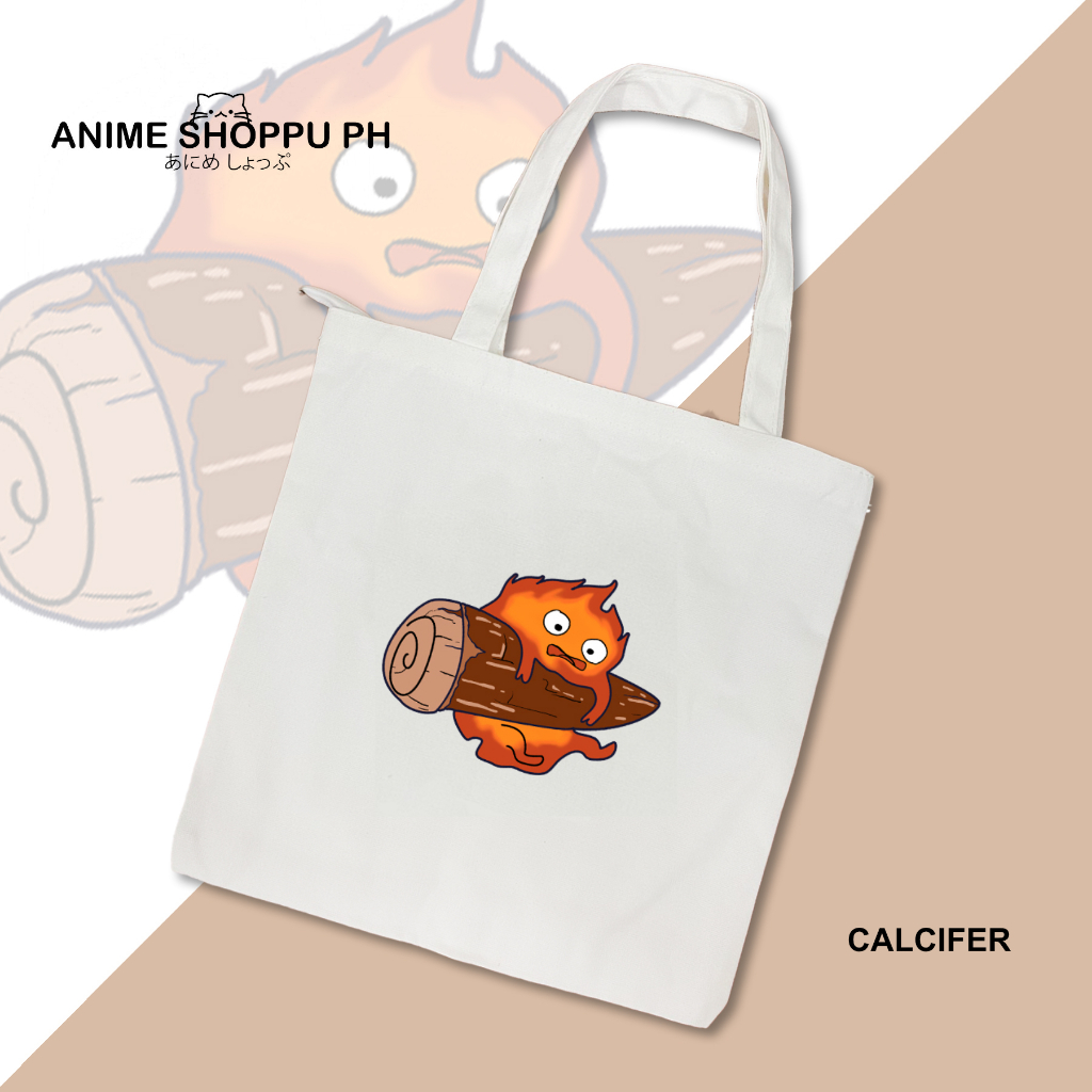 GHIBLI | Calcifer tote bag - | Shopee Philippines