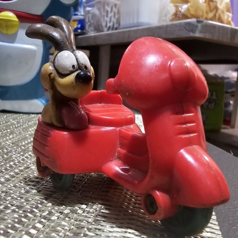 RARE McDonald's Vintage 1989 Garfield Odie Motorcycle Toy Figure ...