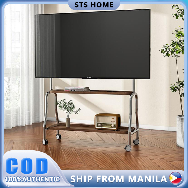 【On Hand 】43-75 inch TV floor stand Living room bedroom stainless steel ...
