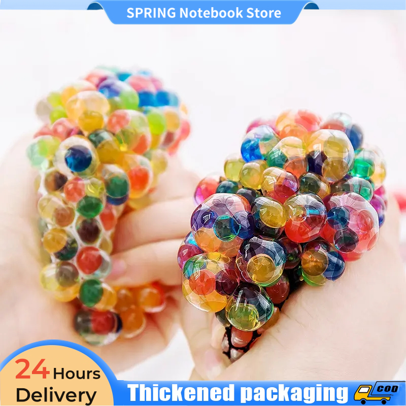 5 6 7cm big Grape Squishy Ball Toys Mesh Squeeze Ball Stress Reliever ...