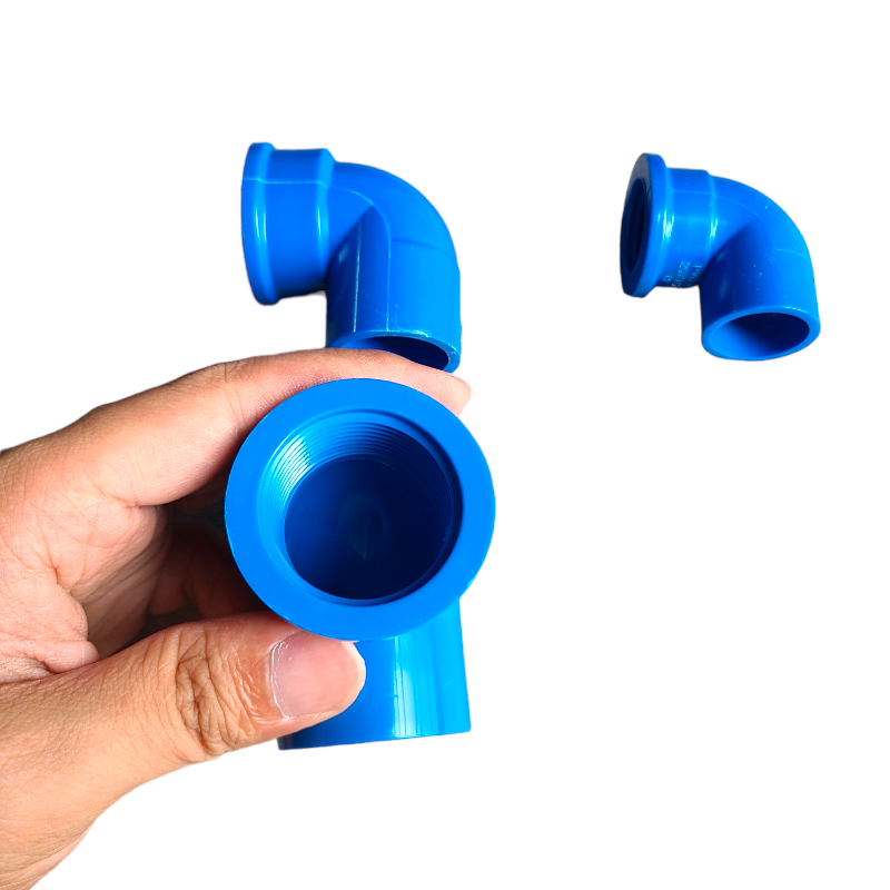 PVC Blue Fittings 1/2, 3/4, and 1 inch Pipe Fitting Polybutylene Pipe ...