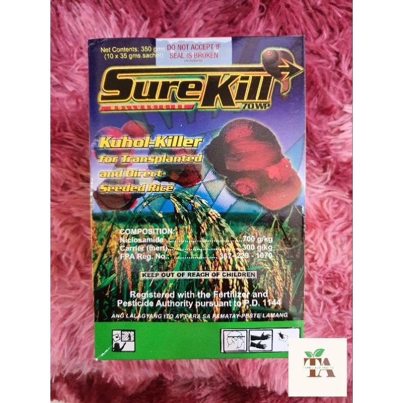 Surekill Molluscide/Snail Killer ~ Jardine Pamatay Kuhol ~ 10X 35grams ...