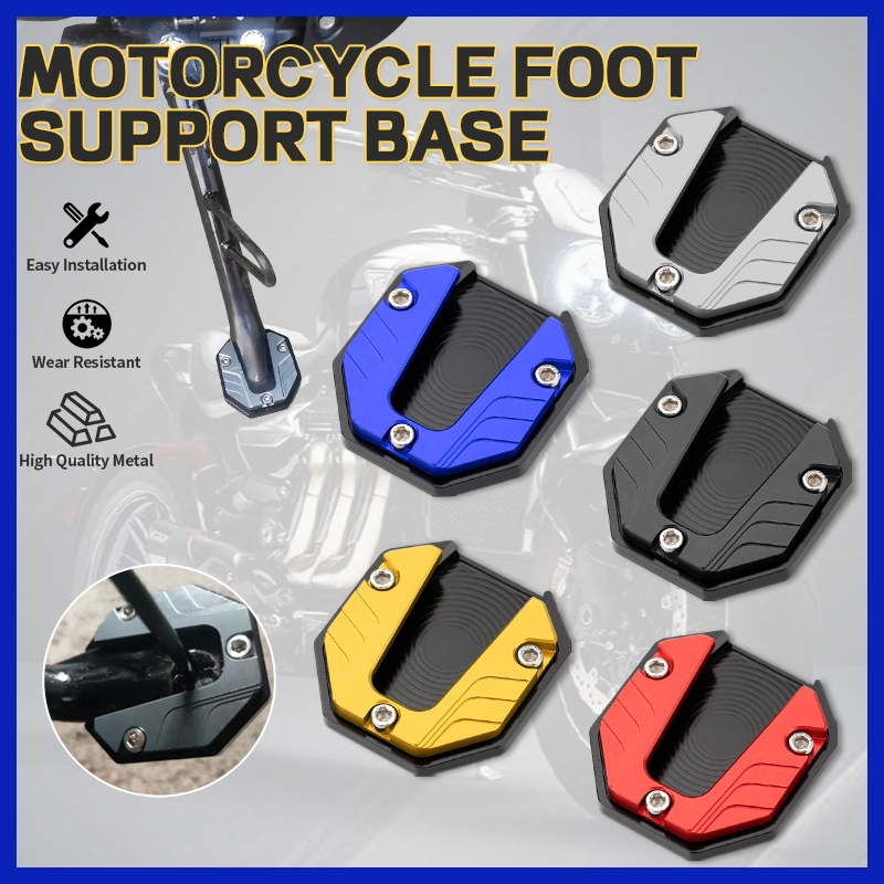 Motorcycle Side Stand Extension Cnc Modified Side Stand Shoes Flat Foot