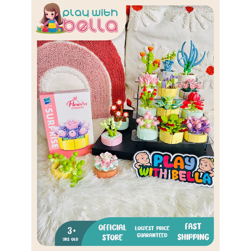 Surprise Flower Lego Bricks | Shopee Philippines