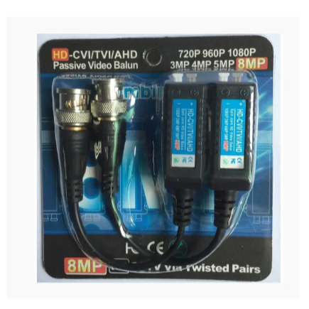 8MP 4K CCTV Passive Video Balun BNC Connector Adapter Transmitter & Transceiver | Shopee Philippines
