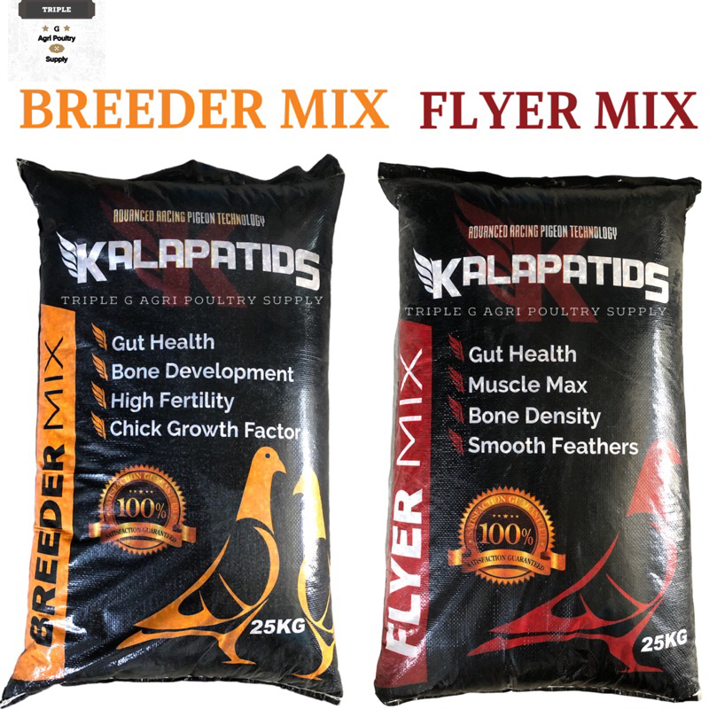 KALAPATIDS Flyer mix and Breeder mix 25kg | Shopee Philippines