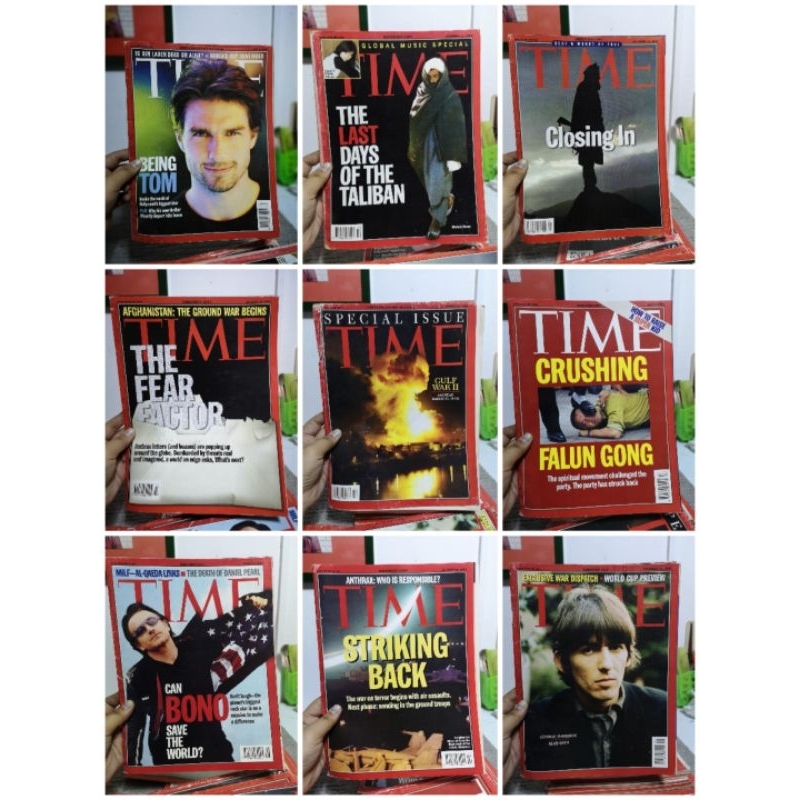 Random Vintage TIME Magazines (05/31) | Shopee Philippines