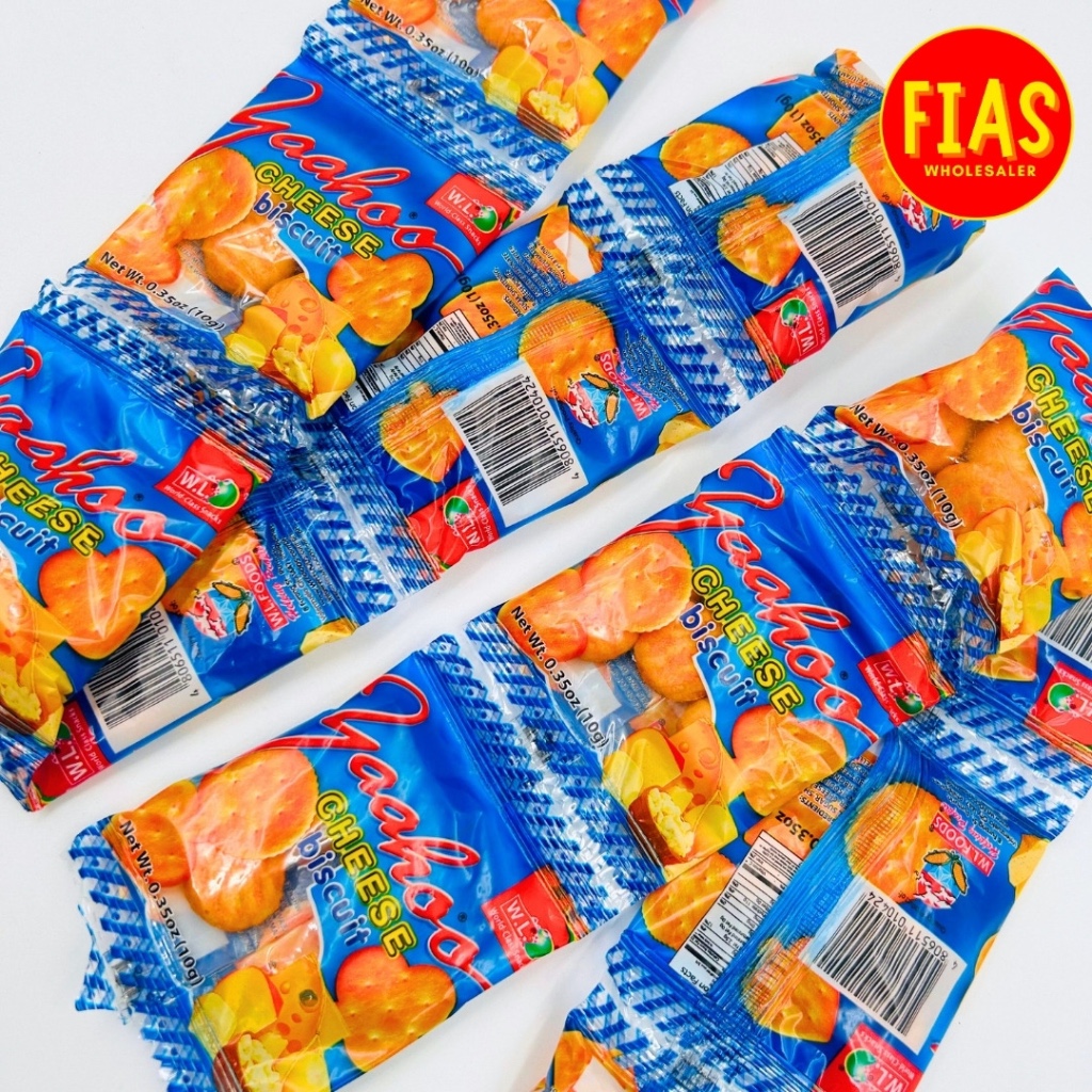 12 pcs Yaahoo Cheese Biscuit 10g | Shopee Philippines