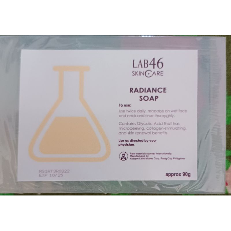 LAB46 Lab 46 Radiance soap GLYCOLIC SOAP | Shopee Philippines