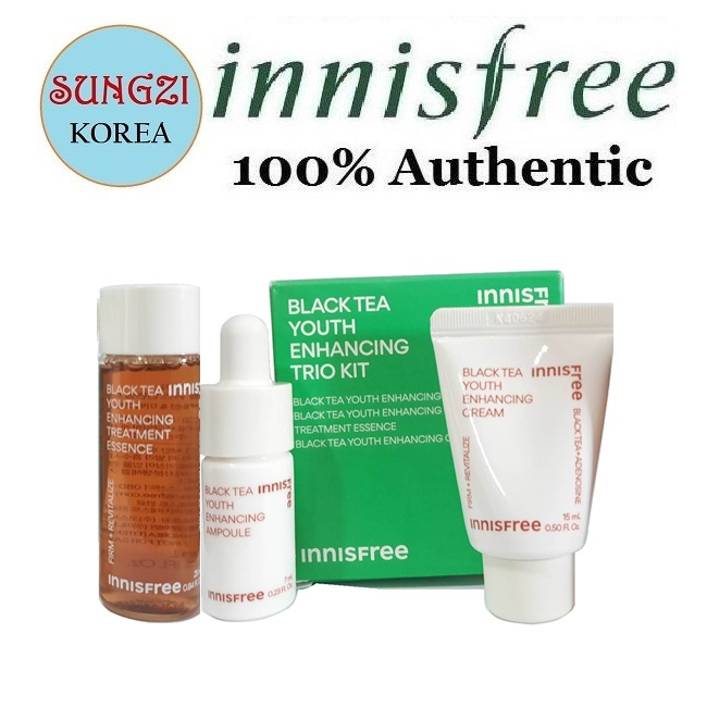 INNISFREE Black Tea Youth Enhancing Trio Kit (3 items) | Shopee Philippines