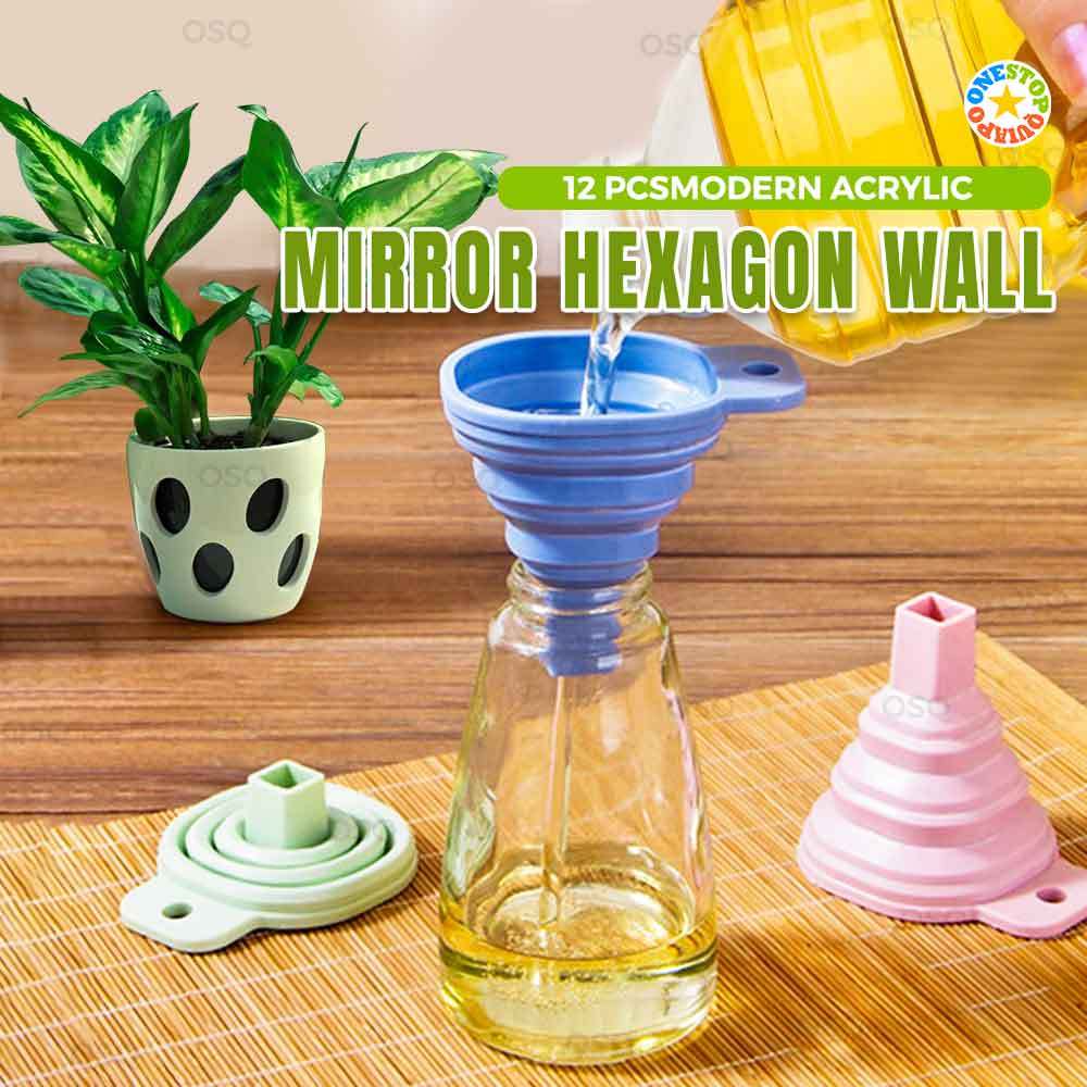 OSQ Multi-Purpose Foldable Mini Funnel Kitchen Device for Water Oil ...