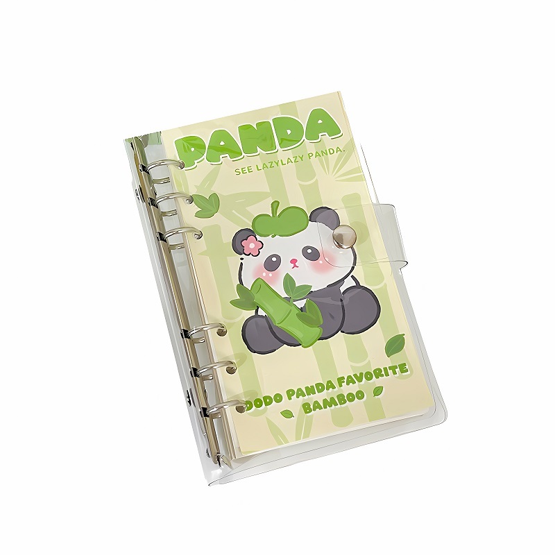 Cartoon Animal Bobo Panda Compact Scheduler Loose-leaf Notebook ZZ219B ...