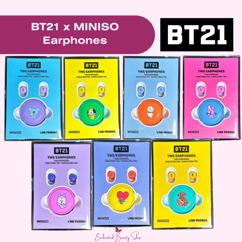 BT21 x MINISO Earphones Earbuds | Shopee Philippines