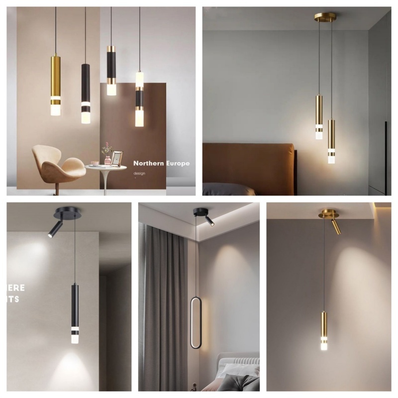 Modern Chandelier Ceiling Light Bedroom Hanging Lamp Bar Counter Drop ...