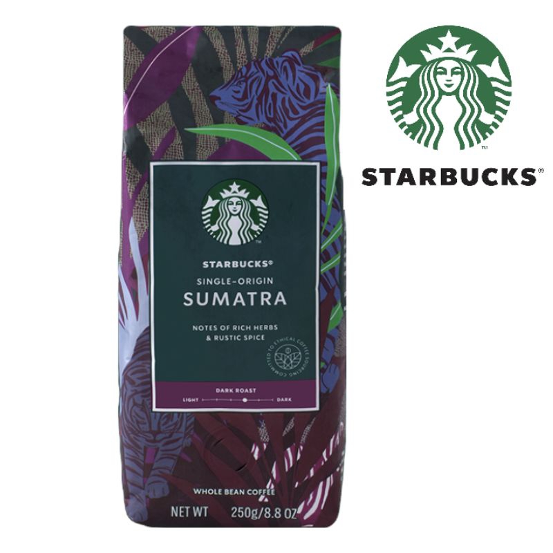 STARBUCKS COFFEE SUMATRA 250GRAMS whole beans | Shopee Philippines