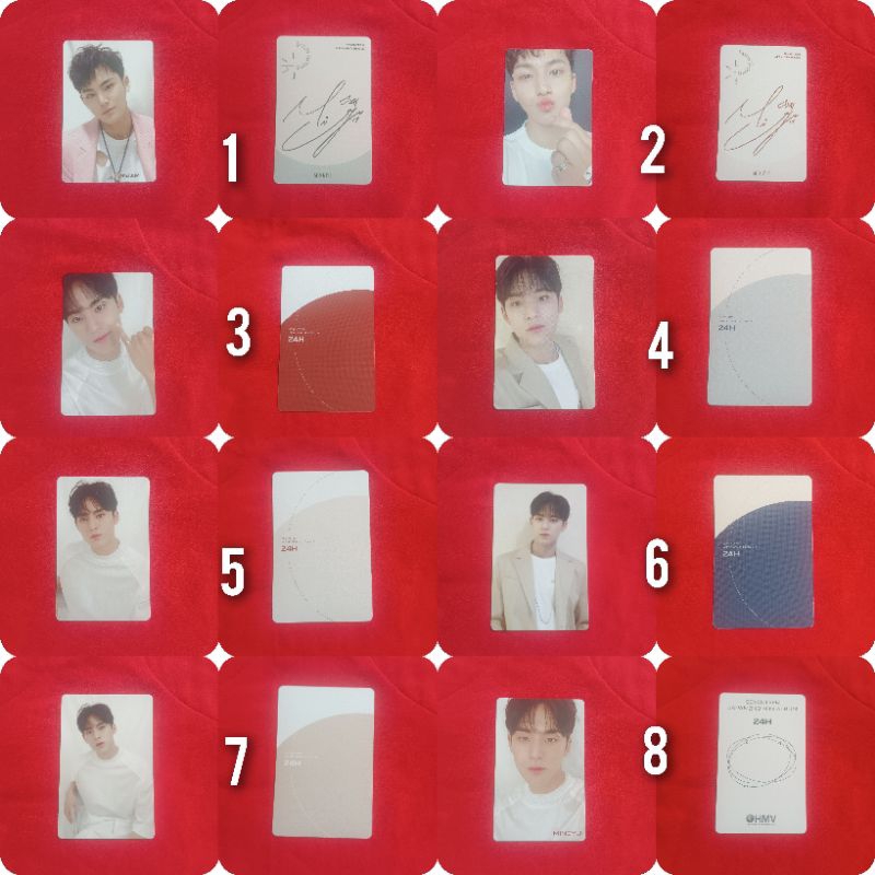 SEVENTEEN OFFICIAL PHOTOCARDS (JAPAN ALBUM;MINGYU) | Shopee Philippines